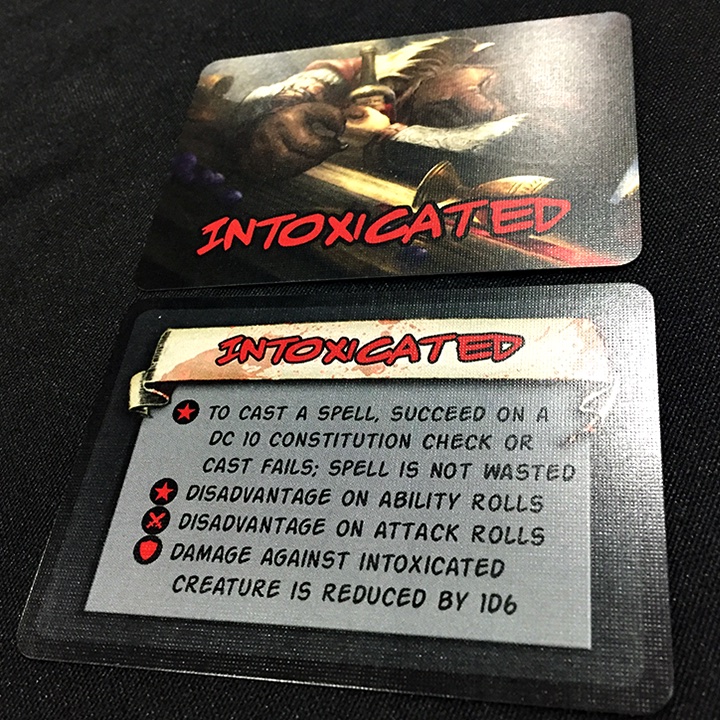 Bonus Cards - DnD 5E Condition and Combat Cards - Crit Games